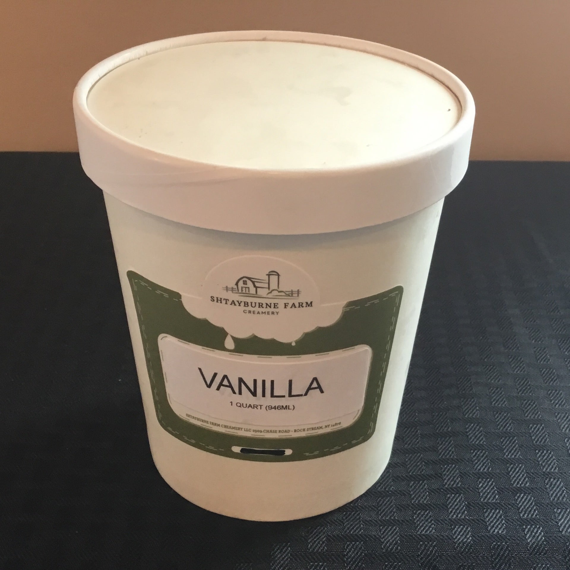 Quart Of Ice Cream | Shtayburne Farm Creamery