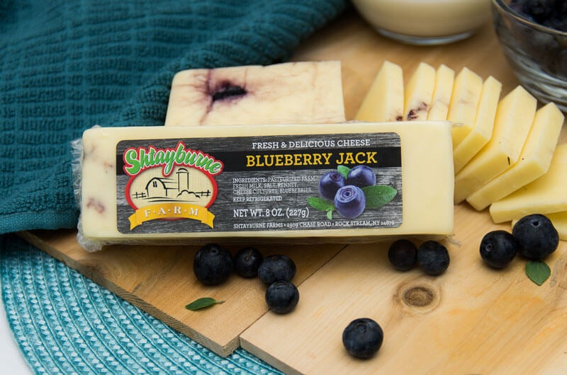 Blueberry Monterey Jack Cheese | Shtayburne Farm Creamery